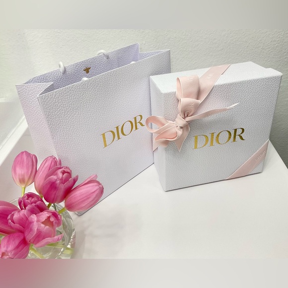 Dior | Party Supplies | New Dior Gift Box Ribbon Bag Samples | Poshmark